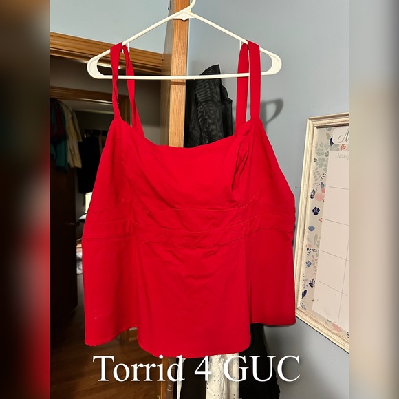 torrid | Tops | Torrid Red Crop Tank | Poshmark